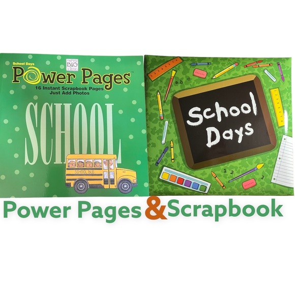 Other | Scrapbooking School Pages School Days Scrapbook | Poshmark